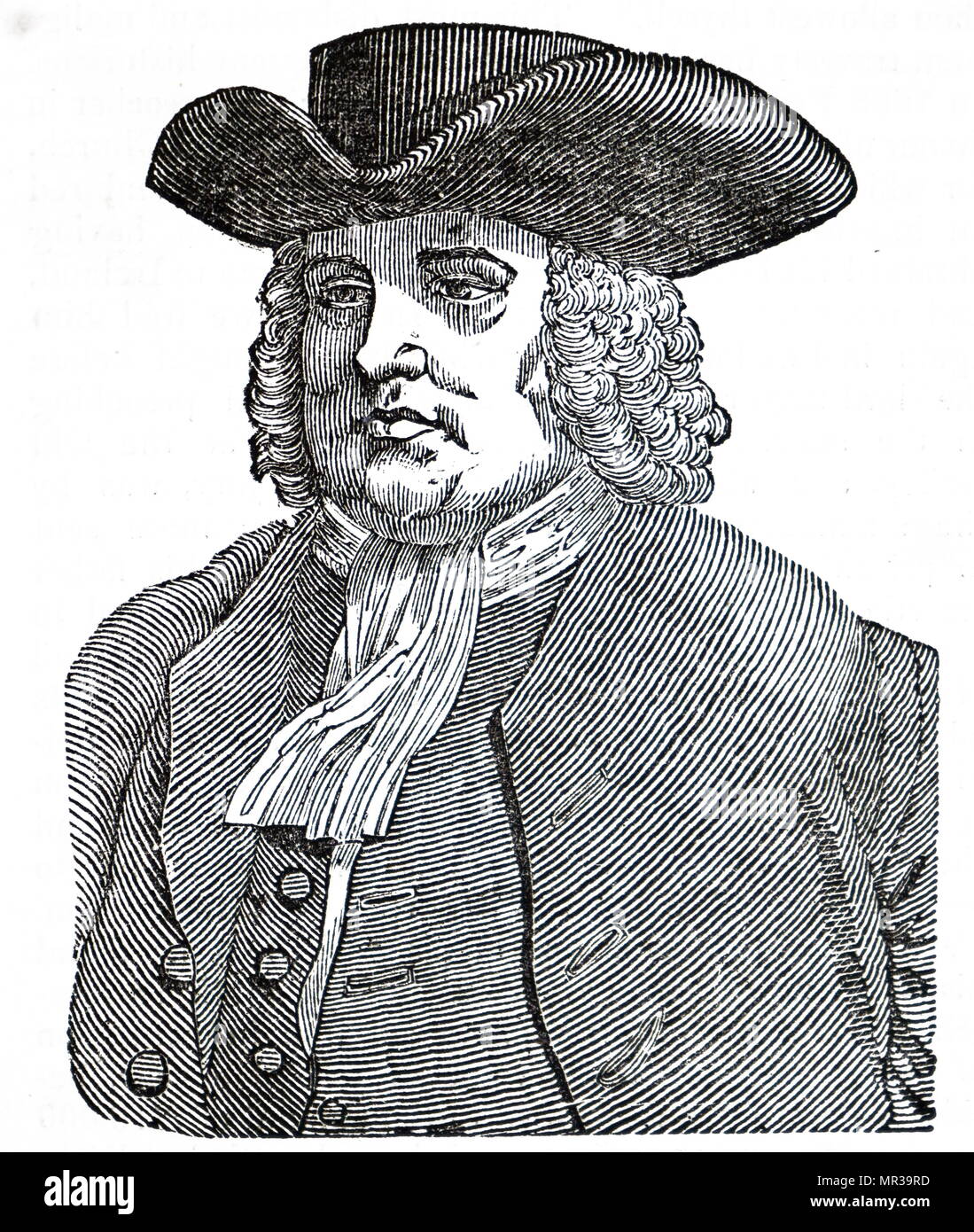 Portrait of William Penn (1644-1718) an English real estate ...