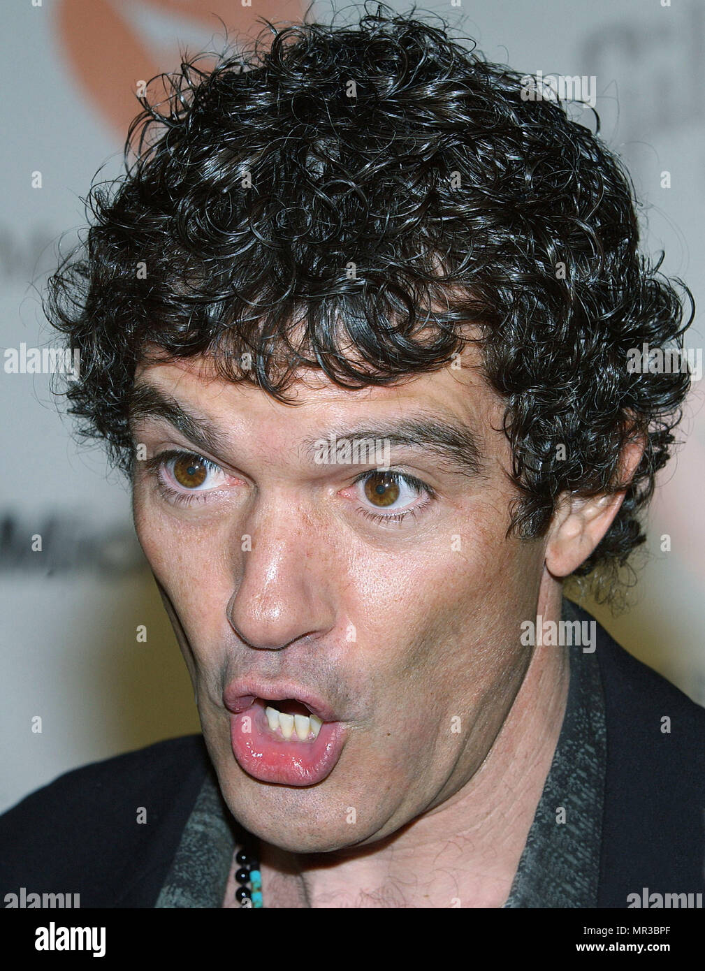 Antonio Banderas arriving at the MusiCares 2004 Tribute to Sting at the ...