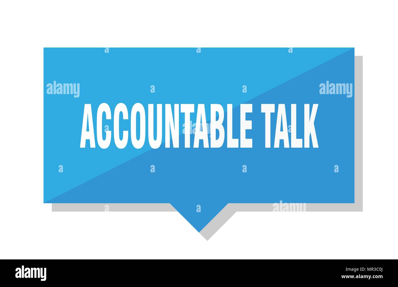 Accountable talk Stock Vector Images - Alamy