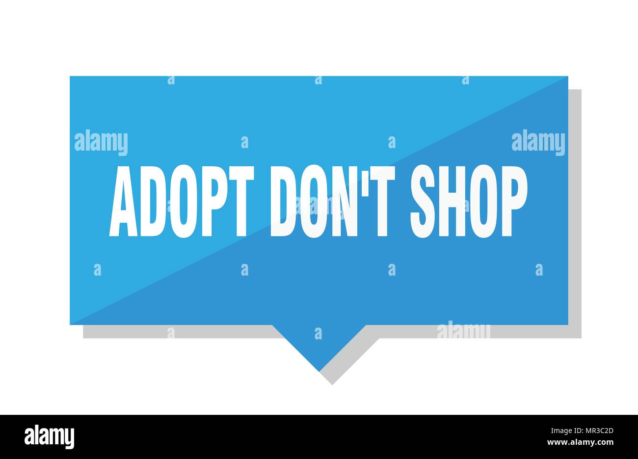 Adopt don't shop Cut Out Stock Images & Pictures - Alamy