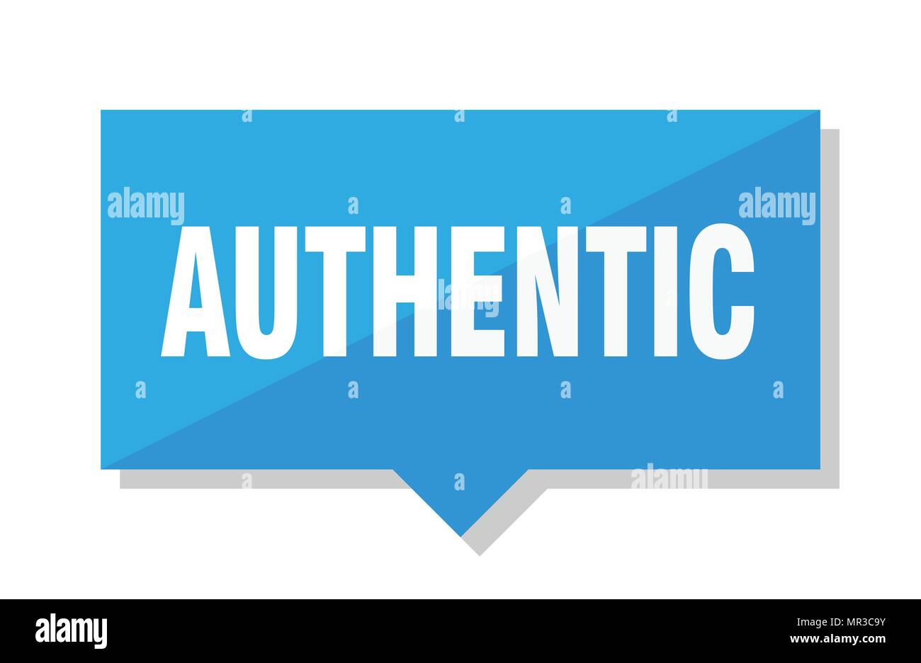 authentic blue square price tag Stock Vector Image & Art - Alamy