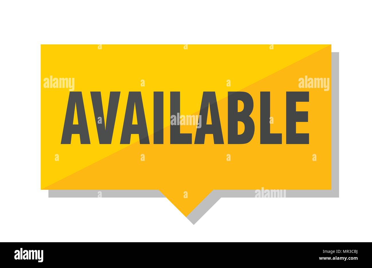 available yellow square price tag Stock Vector Image & Art - Alamy