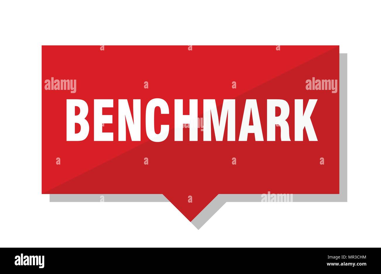 benchmark red square price tag Stock Vector Image & Art - Alamy