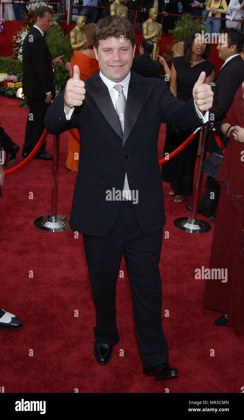 Sean Aston, arriving at the 74th Annual Academy Awards, at The Kodak ...