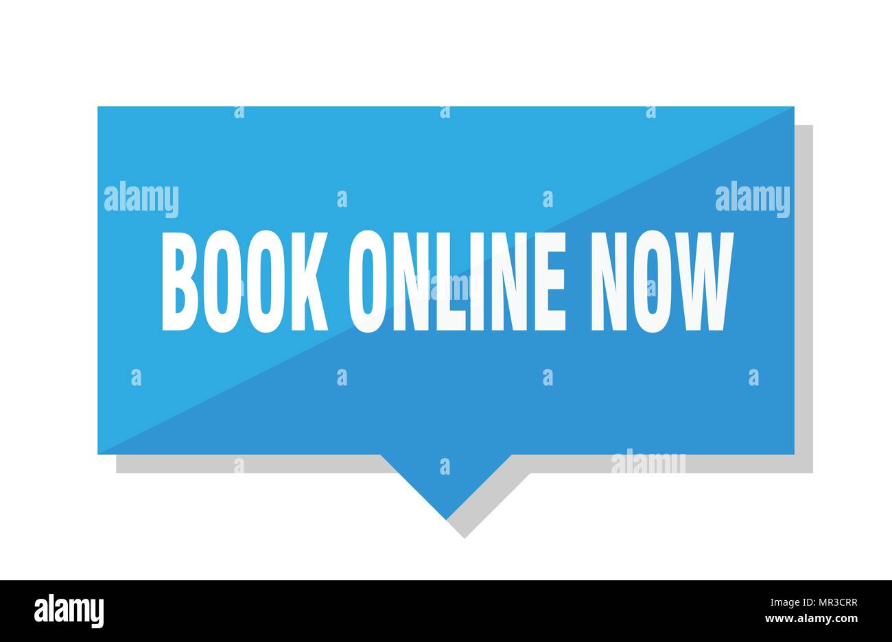 book online now blue square price tag Stock Vector Image & Art - Alamy