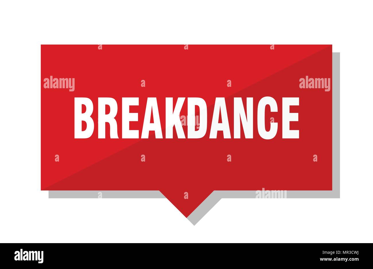 breakdance red square price tag Stock Vector Image & Art - Alamy
