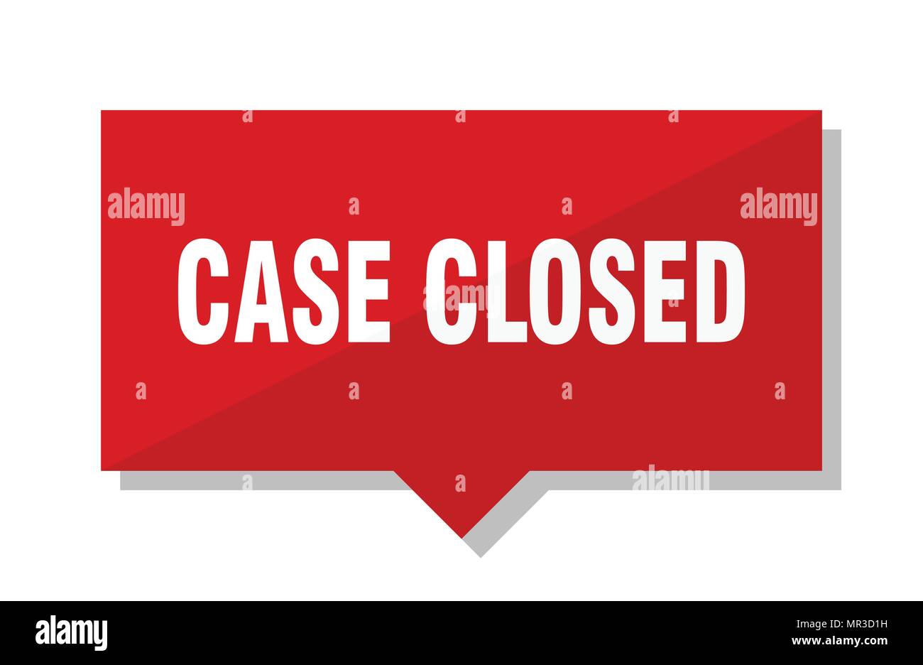 case closed red square price tag Stock Vector Image & Art - Alamy