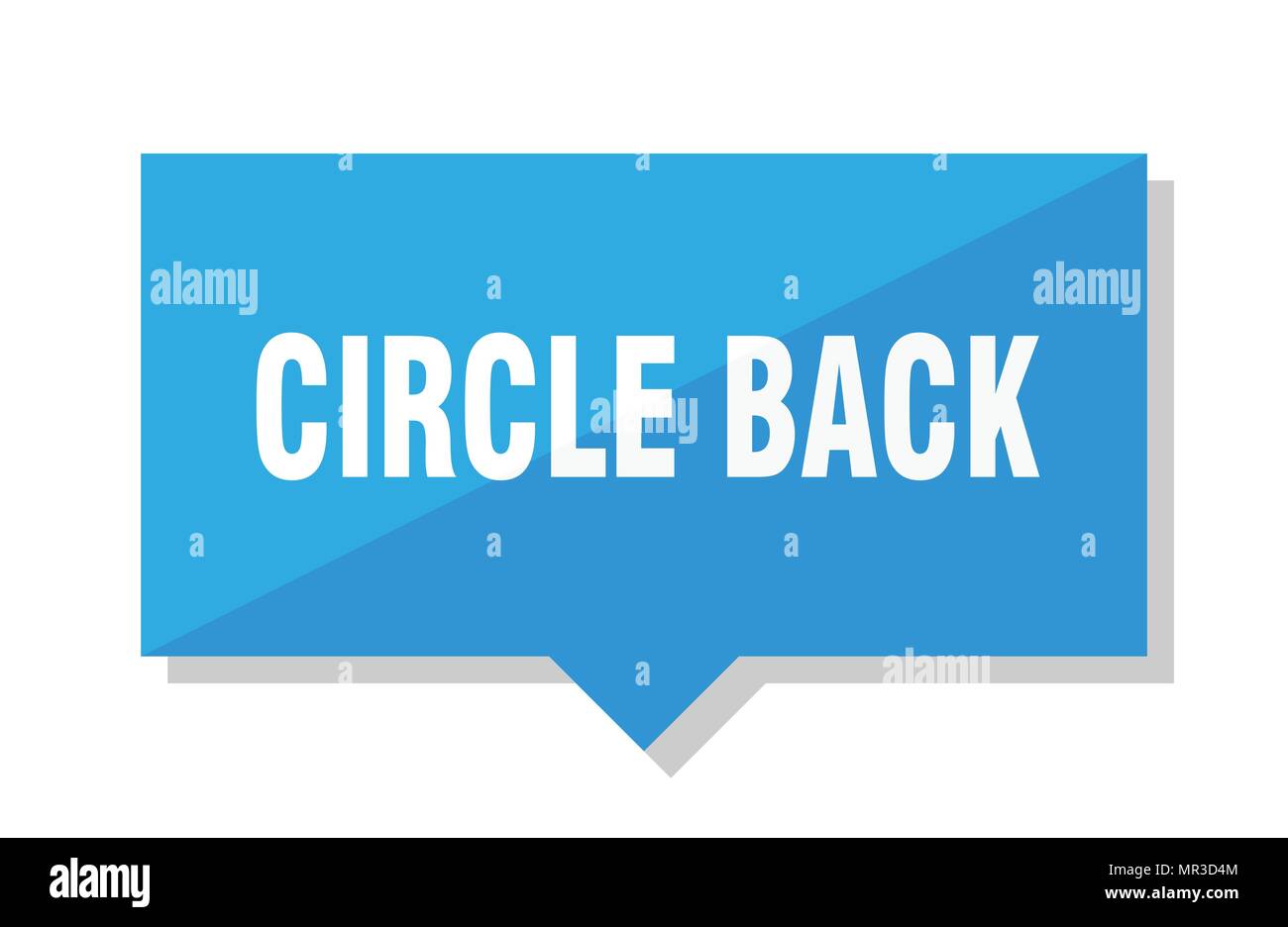 circle back blue square price tag Stock Vector Image & Art - Alamy