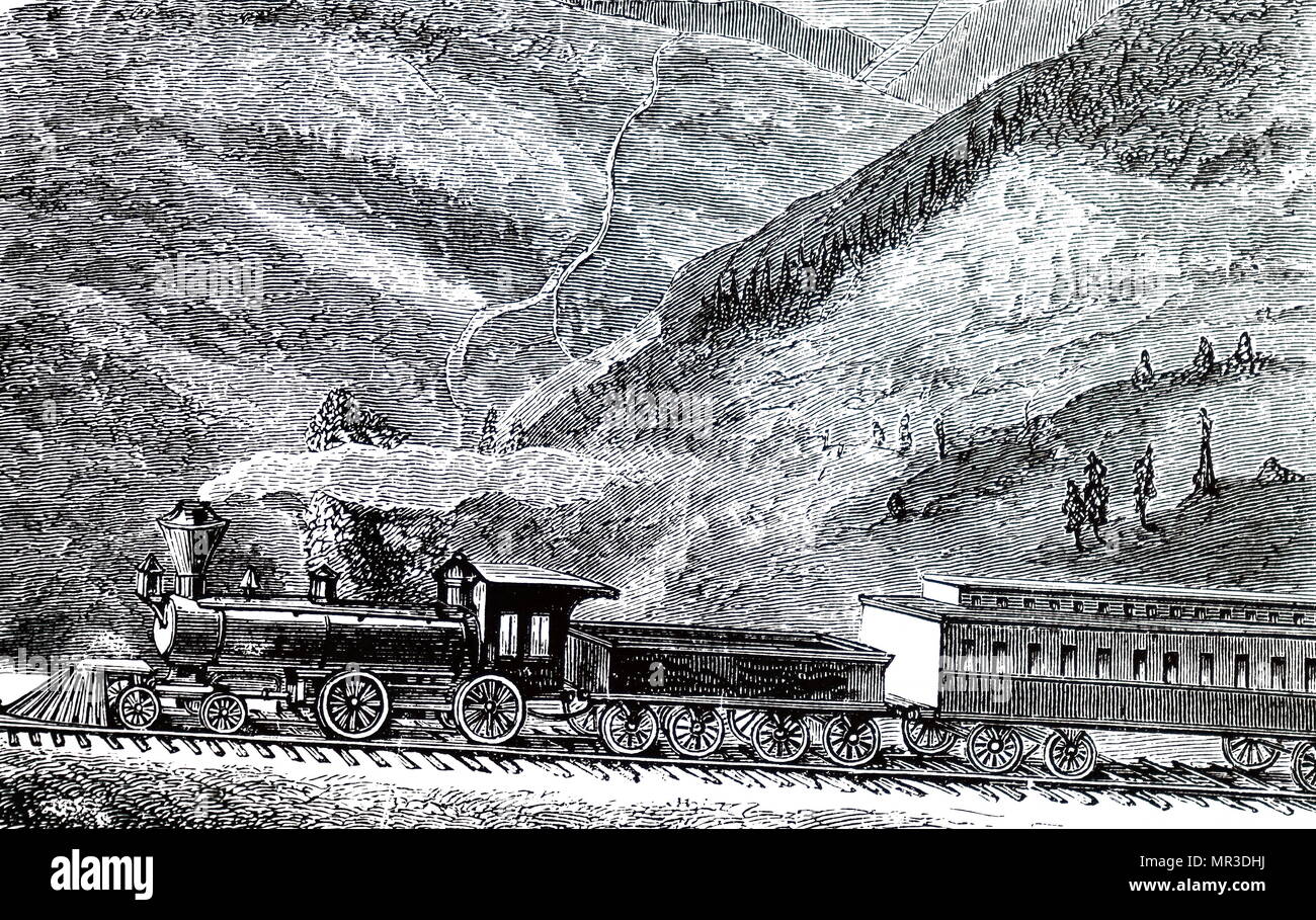 Union pacific railroad 19th century hi-res stock photography and images ...