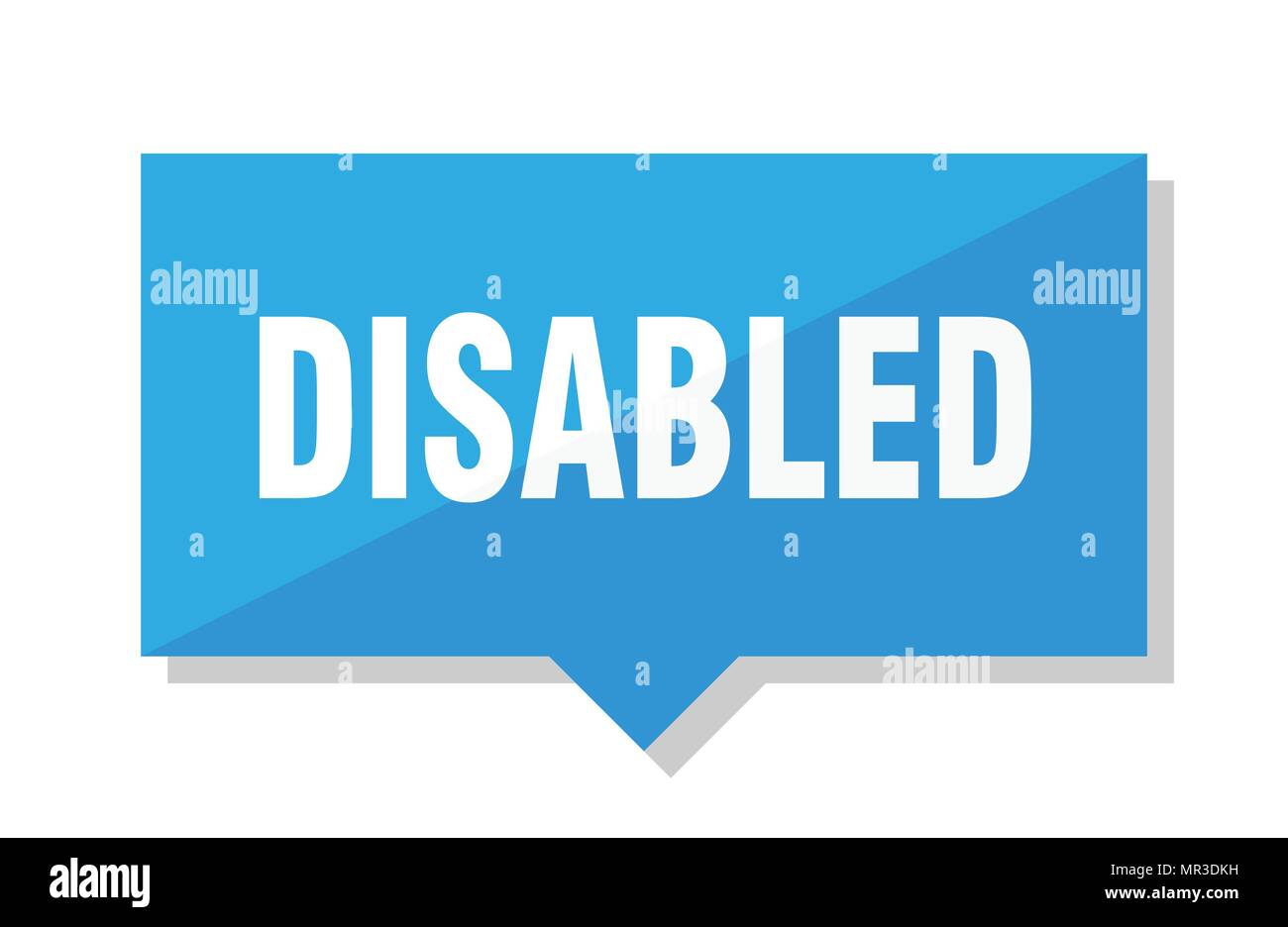 disabled blue square price tag Stock Vector Image & Art - Alamy