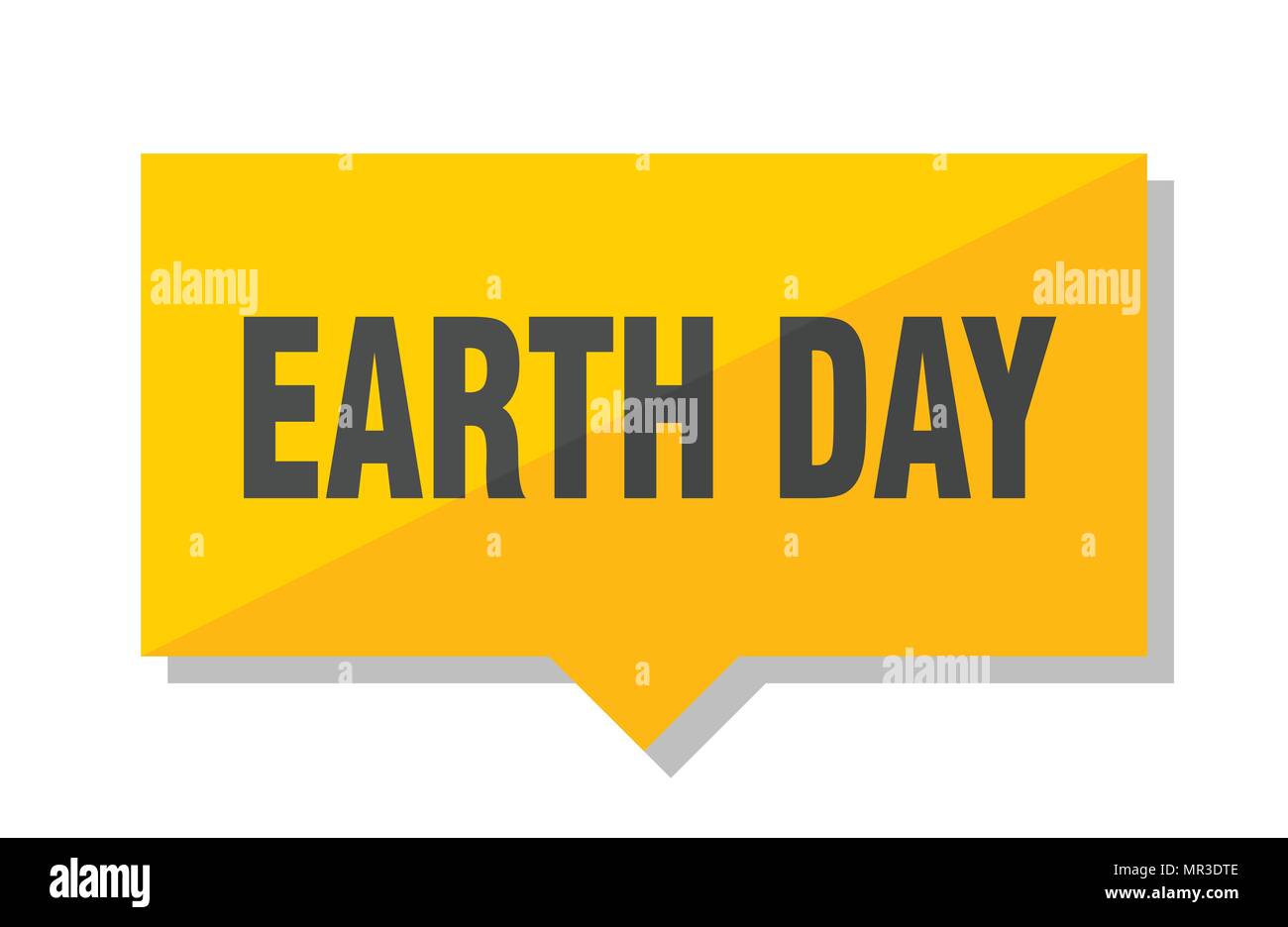 earth day yellow square price tag Stock Vector Image & Art - Alamy