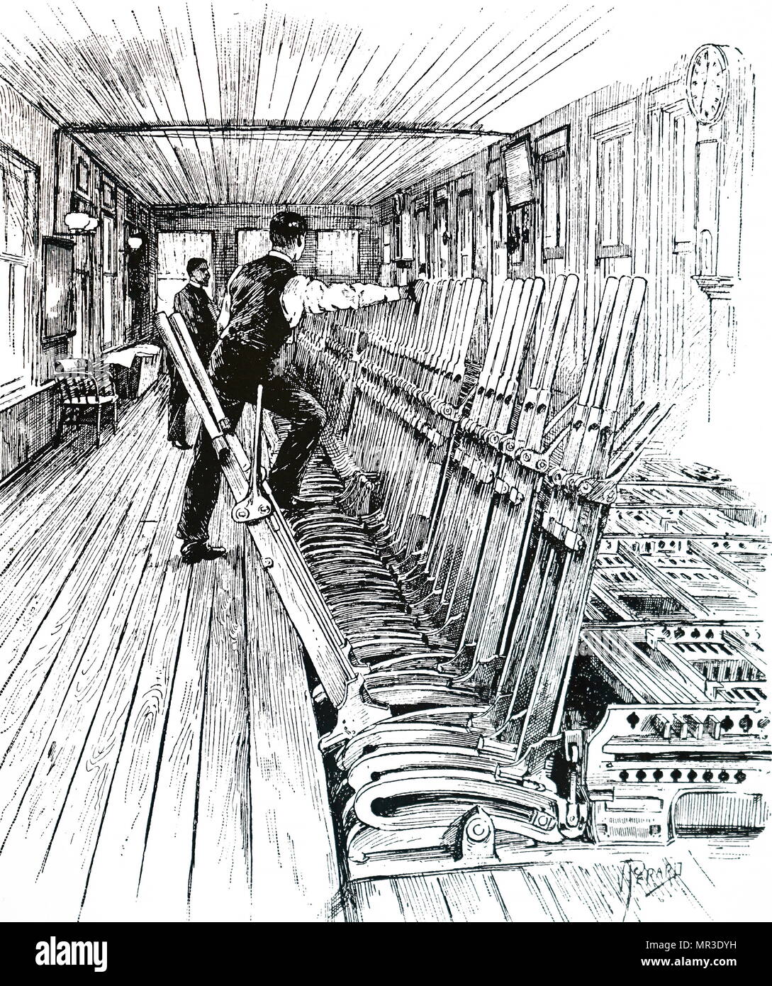 Railway signalman 19th century hi-res stock photography and images - Alamy