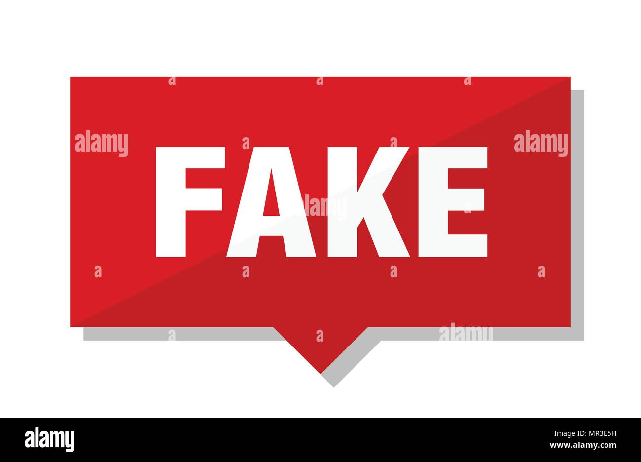 fake red square price tag Stock Vector Image & Art - Alamy