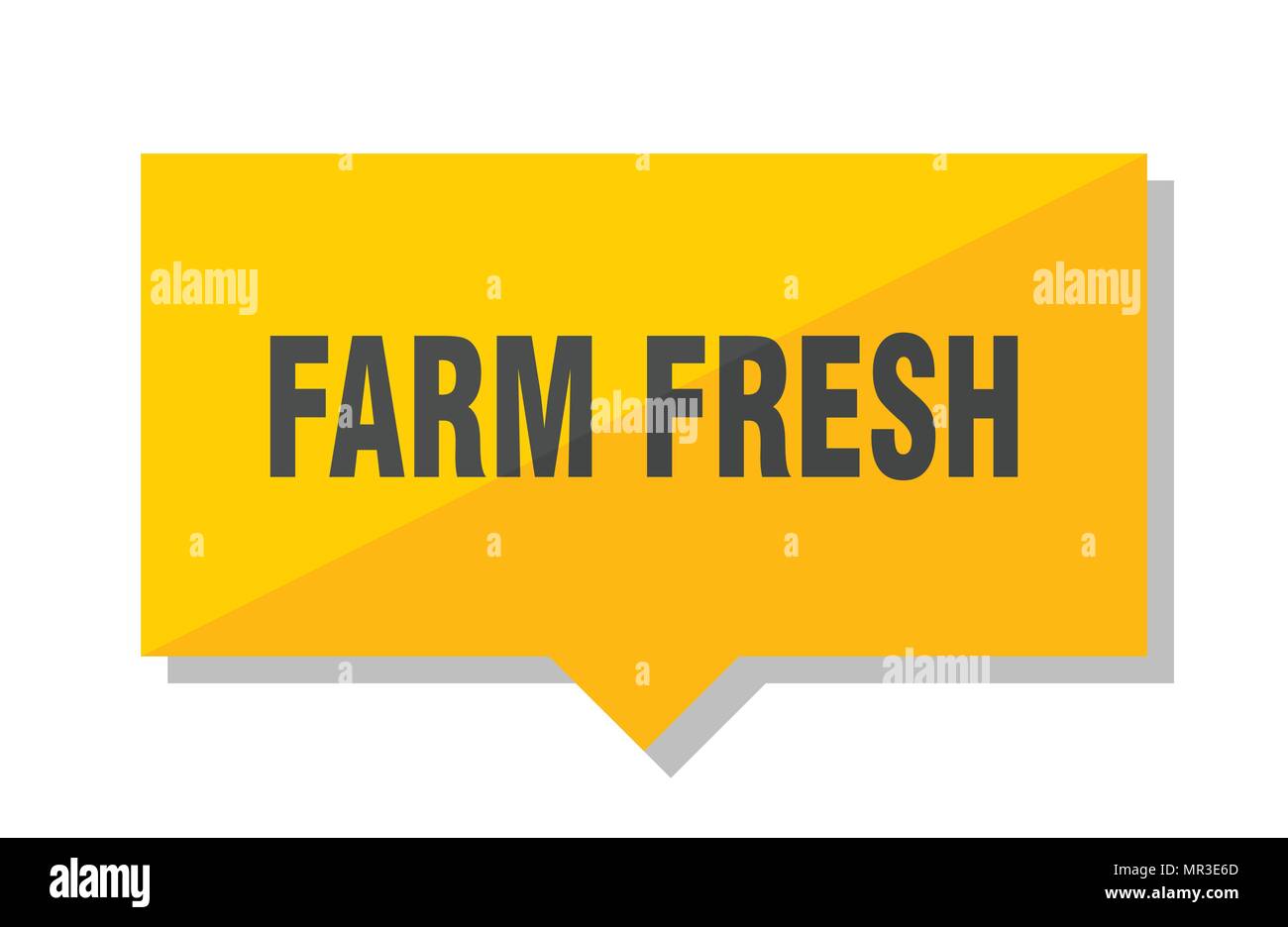 Farm fresh banner speech hi-res stock photography and images - Alamy