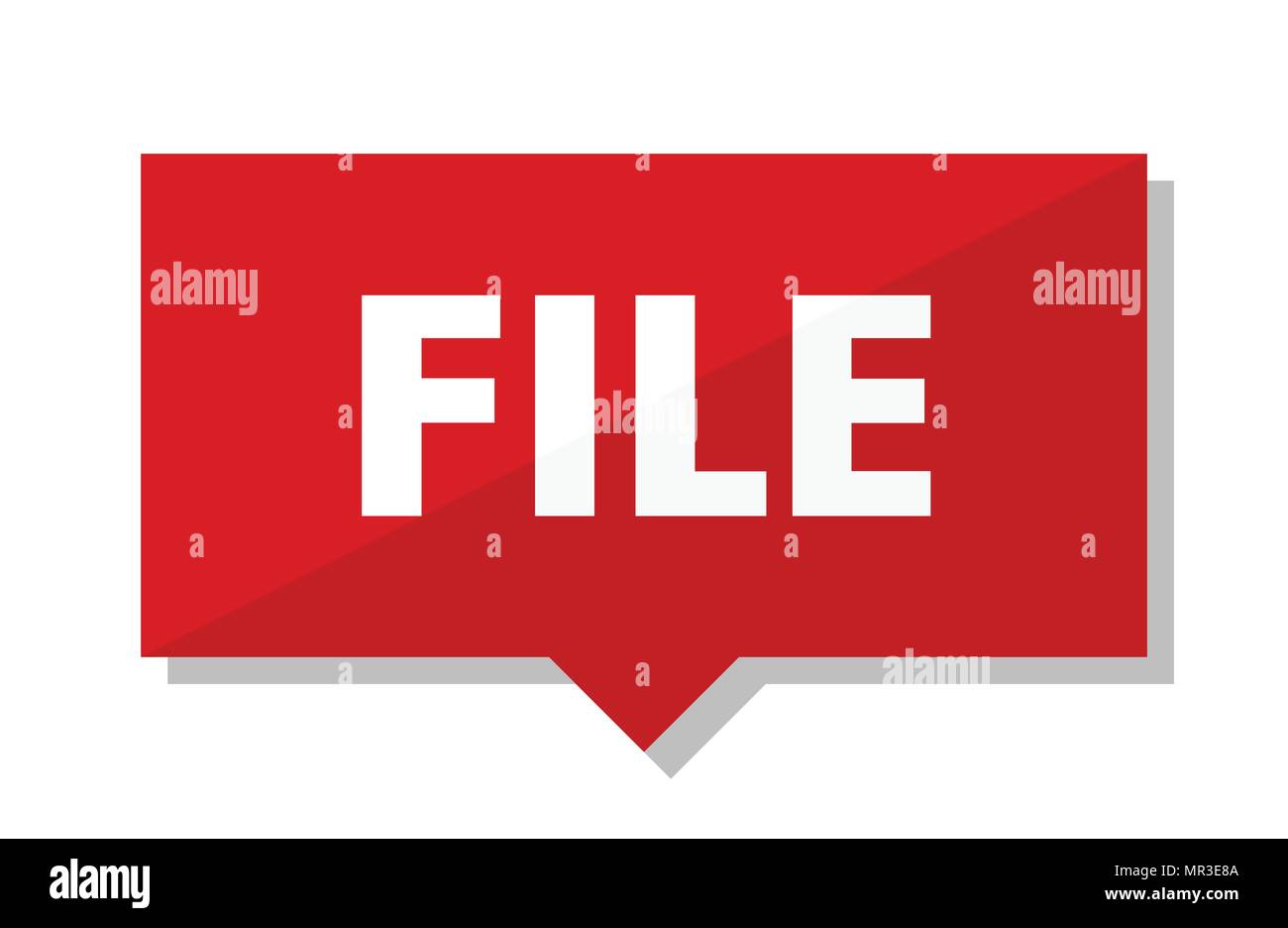file red square price tag Stock Vector Image & Art - Alamy