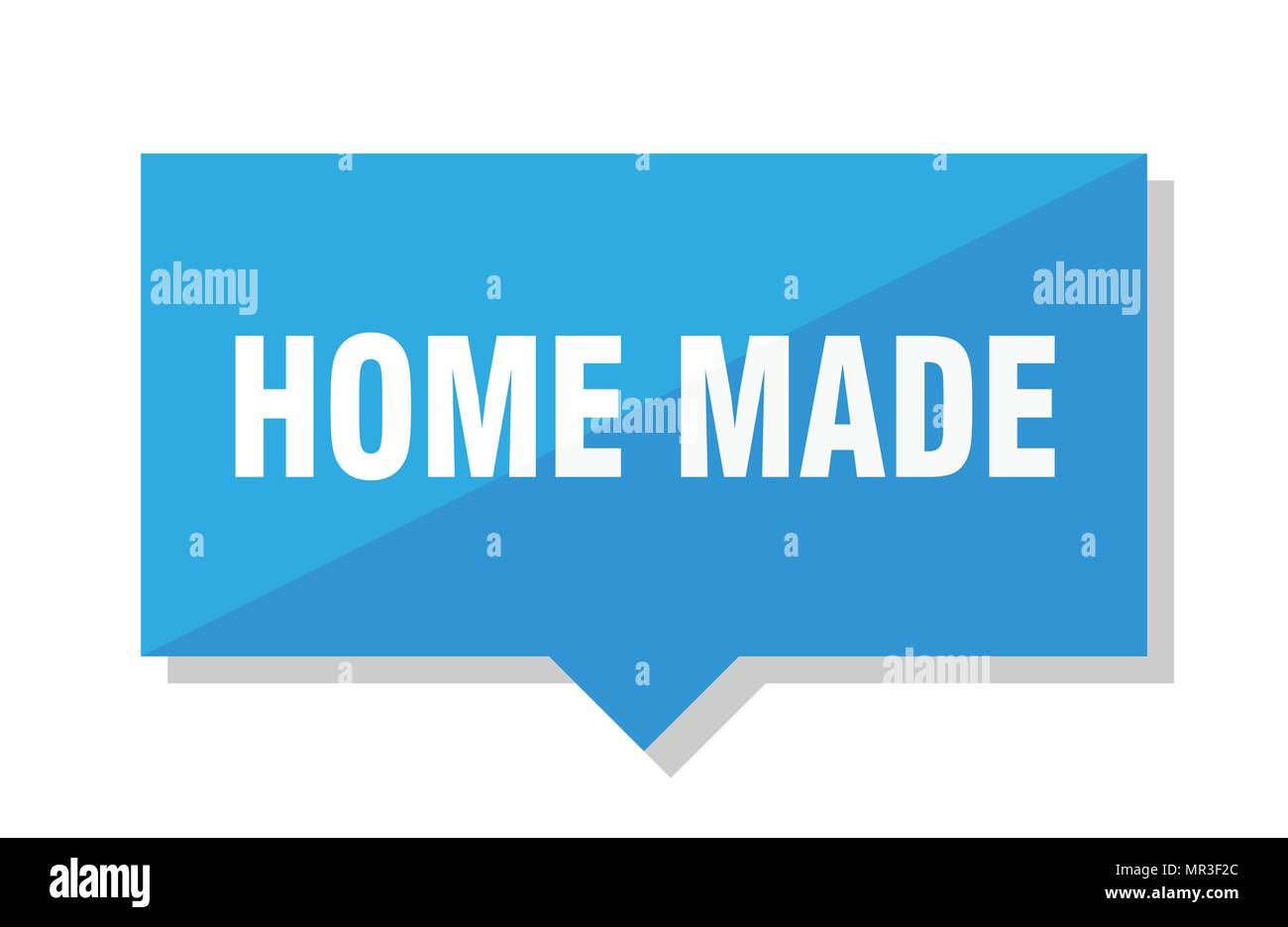 home made blue square price tag Stock Vector Image & Art - Alamy