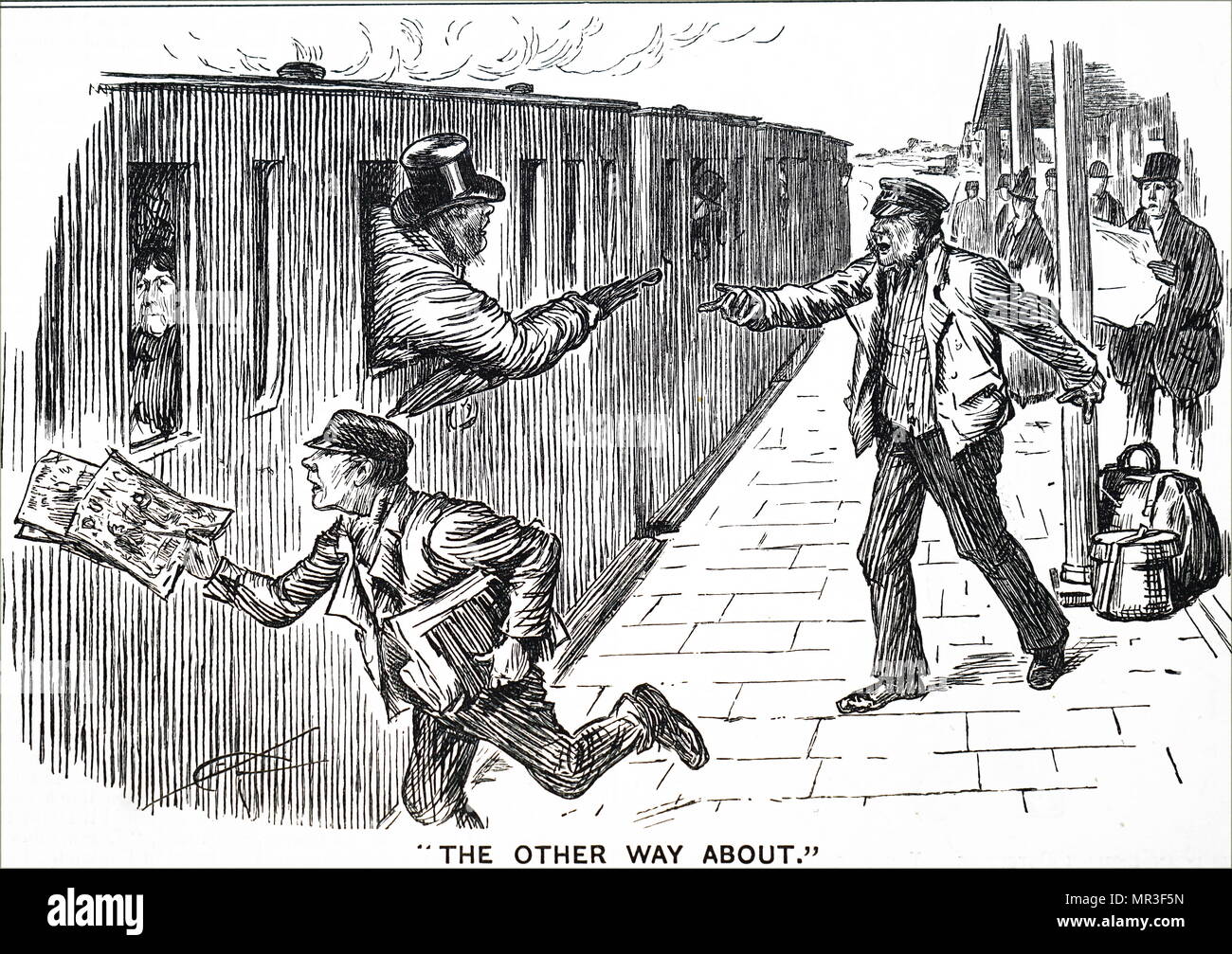 Chasing train hi-res stock photography and images - Alamy