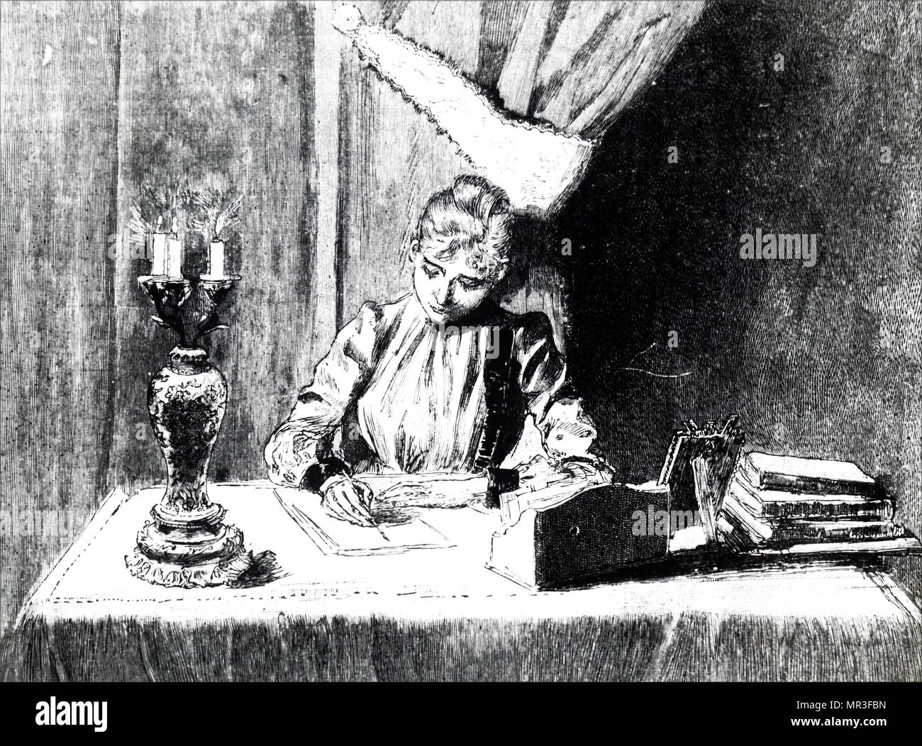 Writing desk 19th century hi-res stock photography and images - Alamy
