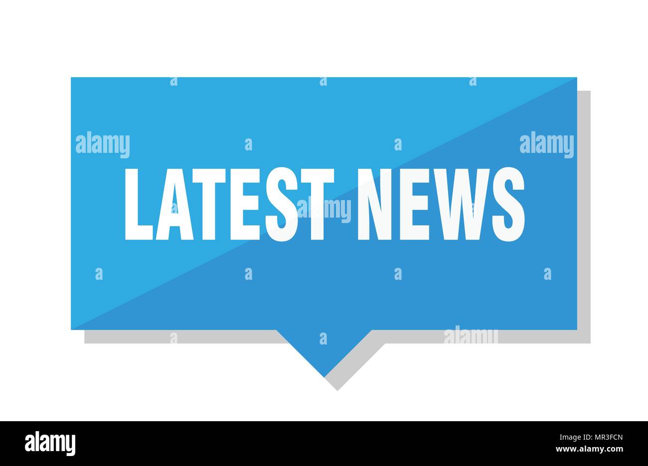 latest news blue square price tag Stock Vector Image & Art - Alamy