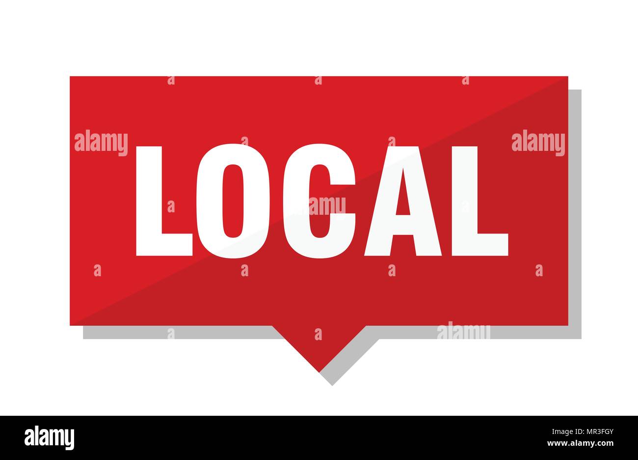 local red square price tag Stock Vector Image & Art - Alamy