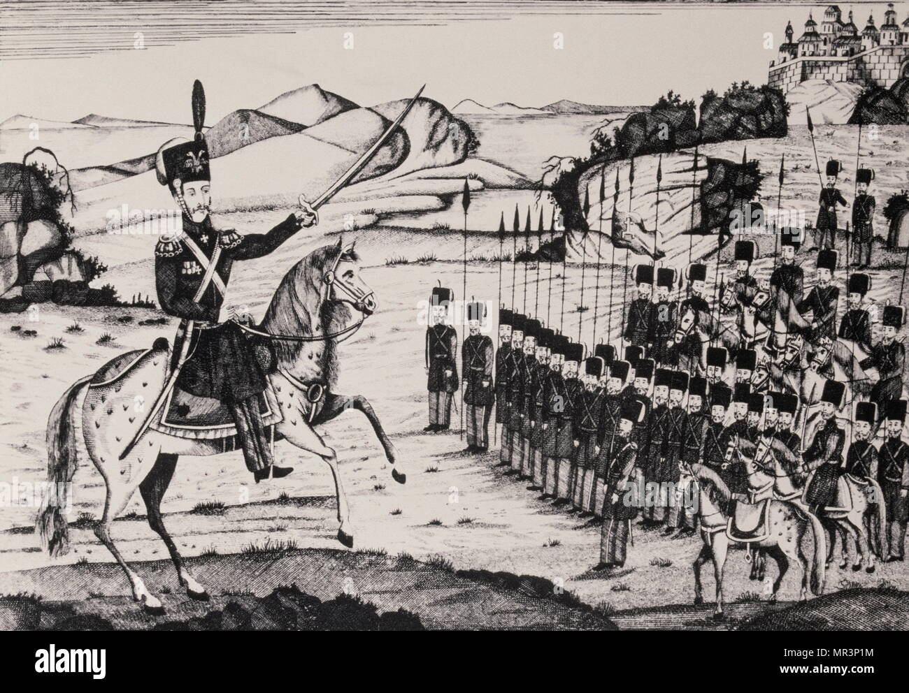 Cossacks being addressed officer crimean war 1853 hi-res stock ...