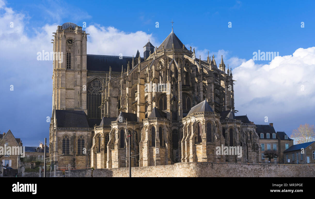 Le Mans Cathedral Stock Photo - Alamy