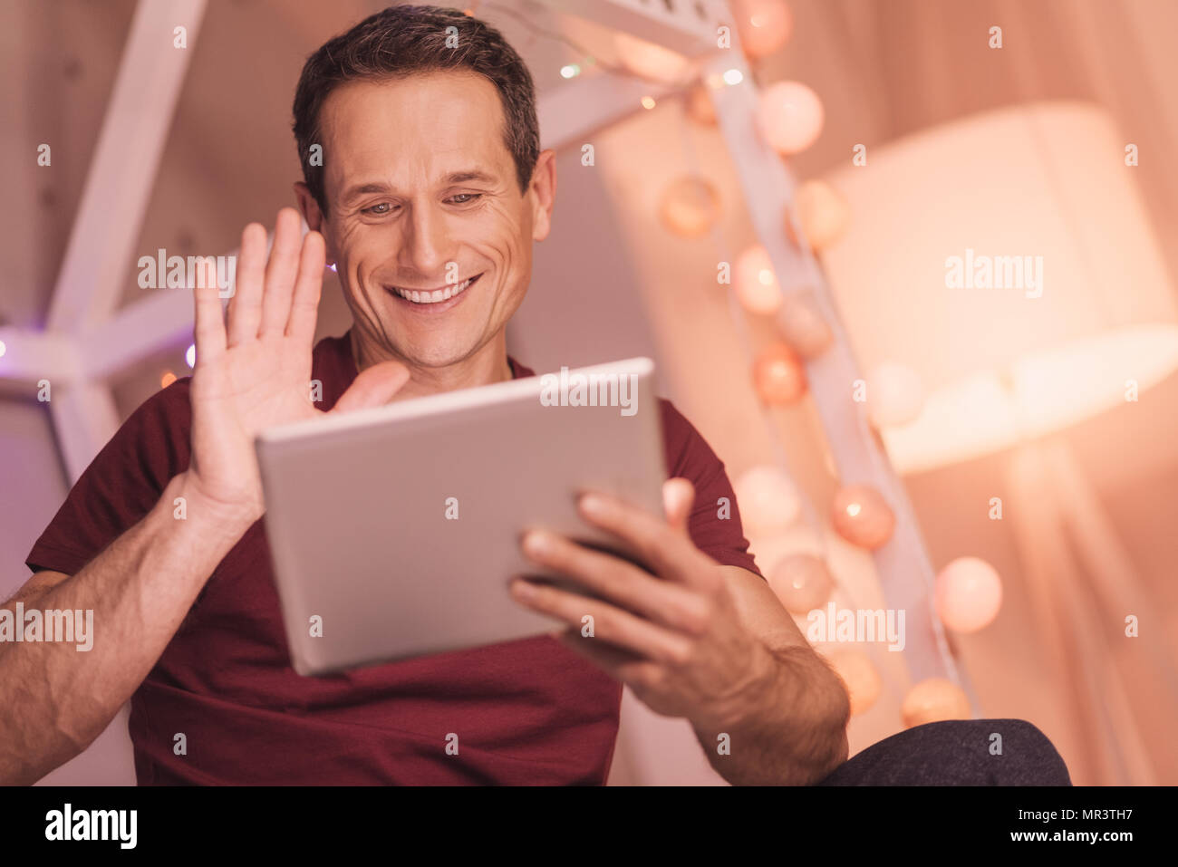 Close up video man making hi-res stock photography and images - Alamy