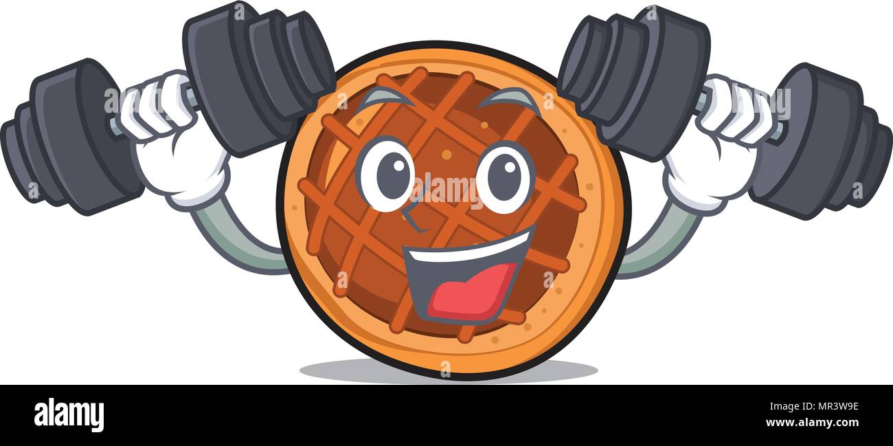 Fitness baket pie character cartoon Stock Vector Image & Art - Alamy