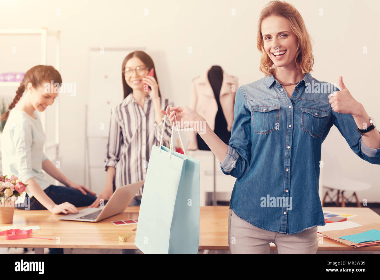 Delighted customer hi-res stock photography and images - Alamy