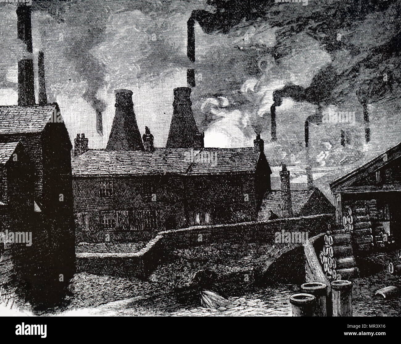 Illustration depicting the pollution within Sheffield, showing the ...