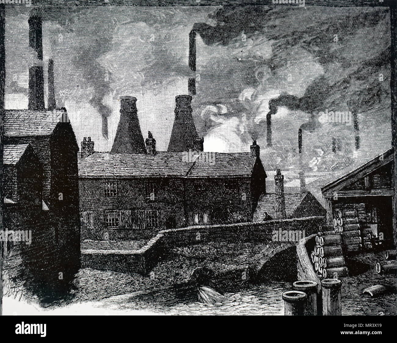 Illustration depicting the pollution within Sheffield, showing the ...