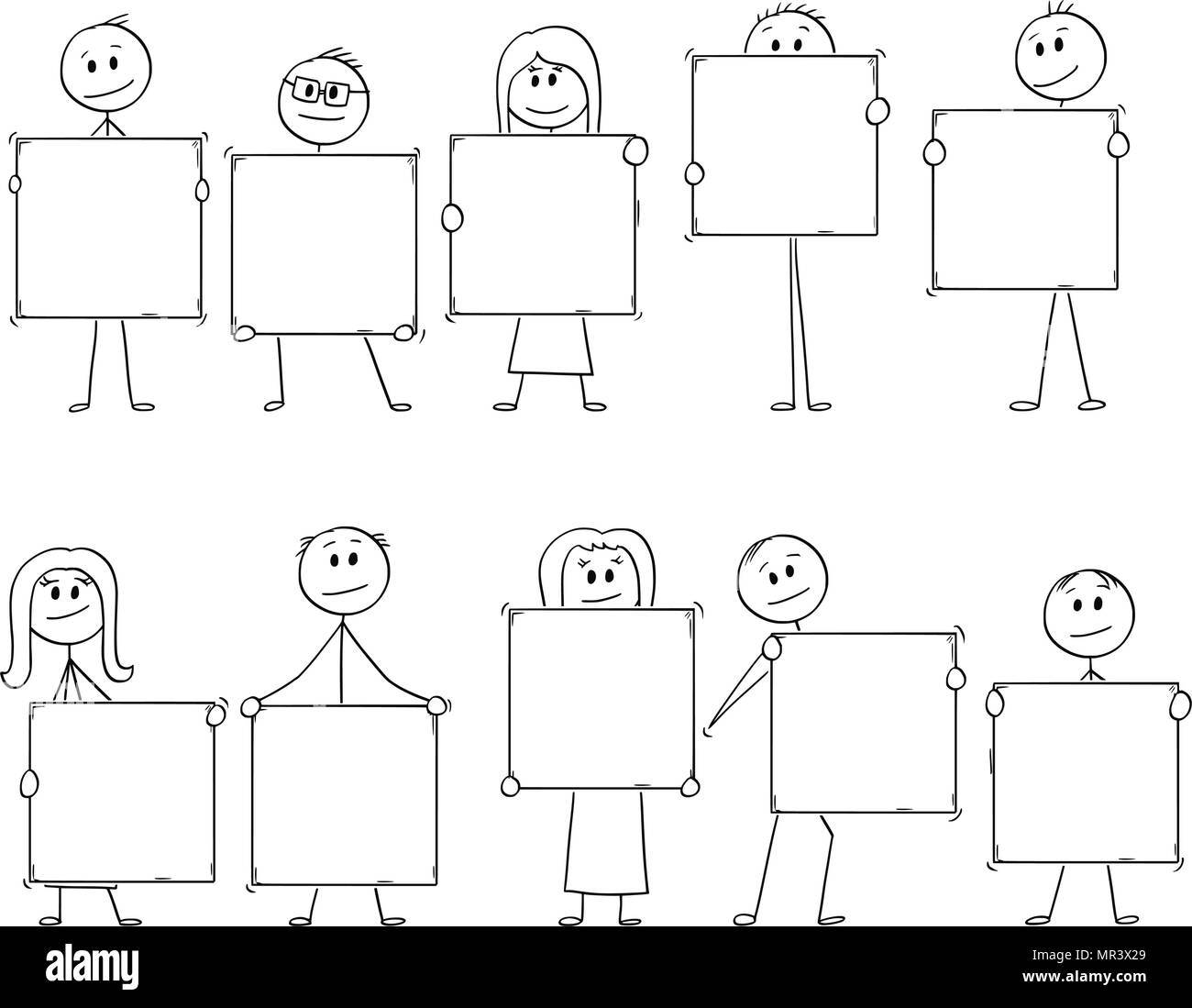 Woman hand holding letter Stock Vector Images - Alamy