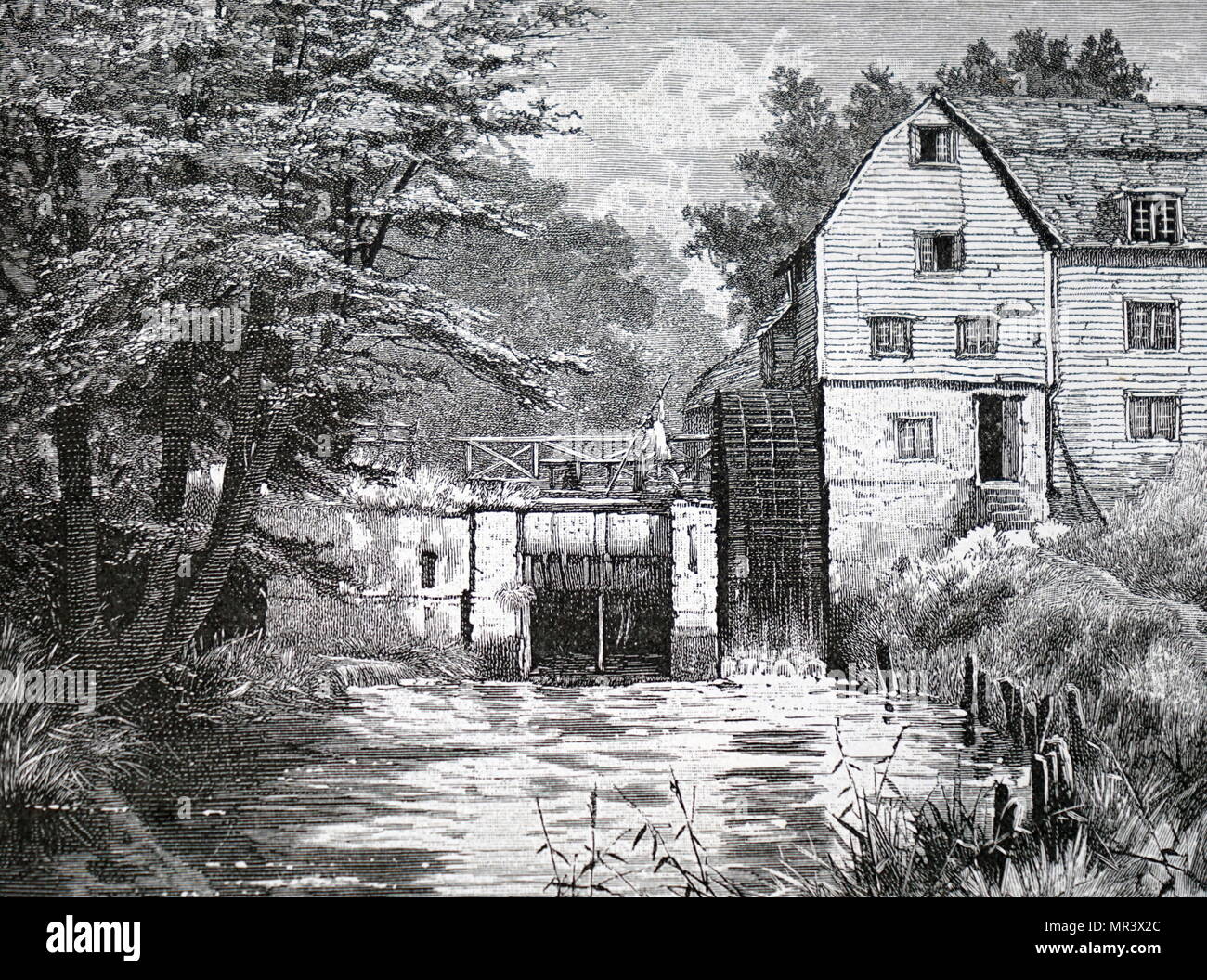 19th Century Water Mill Stock Photos & 19th Century Water Mill Stock ...