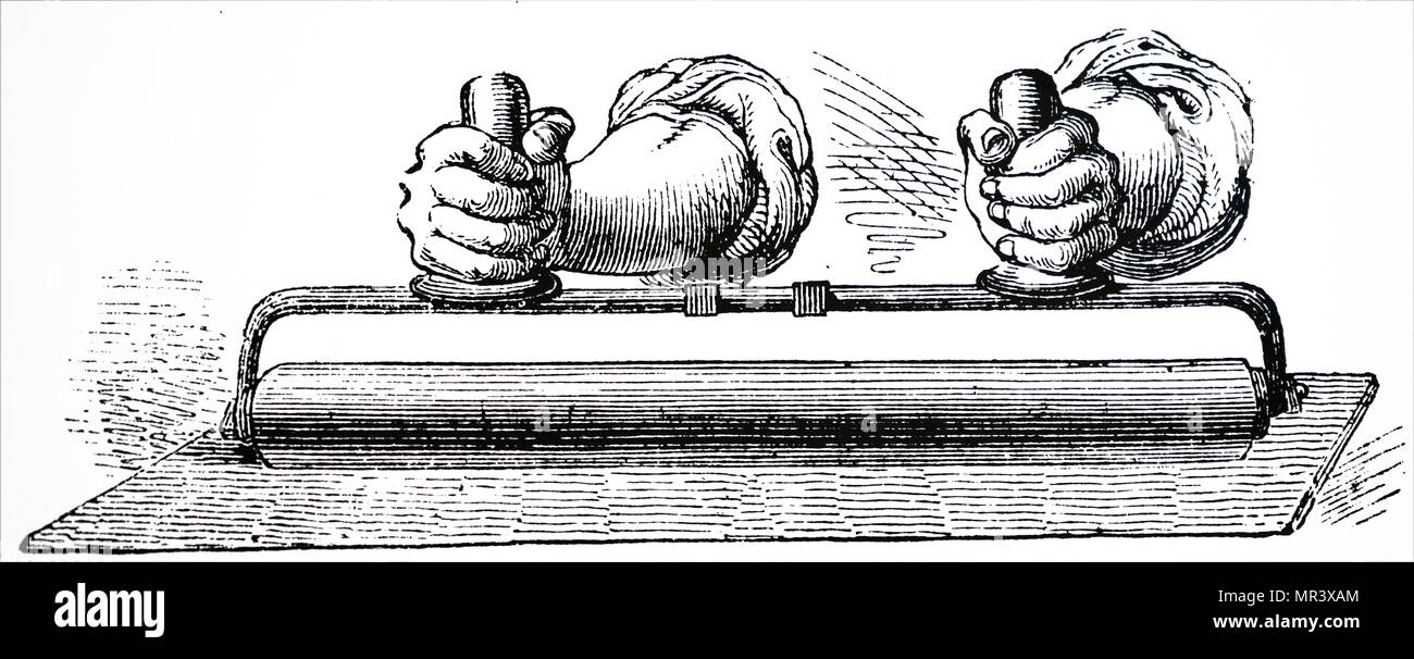 Illustration depicting an inking table for inking rollers used in ...