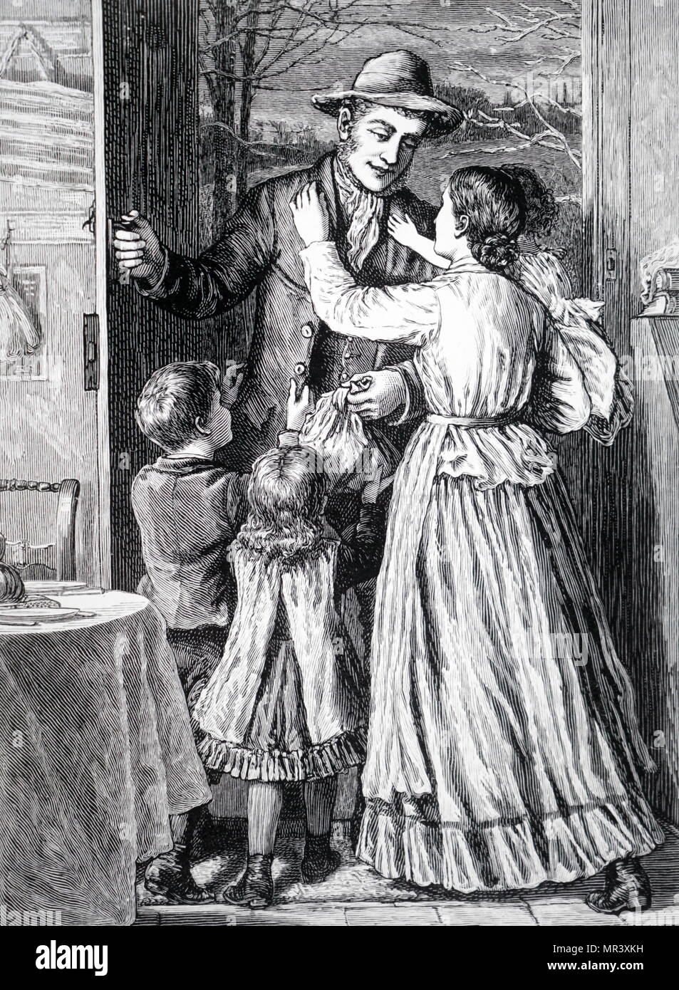Poor Family 19th Century High Resolution Stock Photography and Images ...