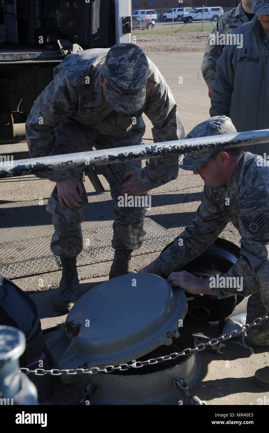 Staff Sgt. Isaac Purseglove, 91st Missile Maintenance Squadron electro ...