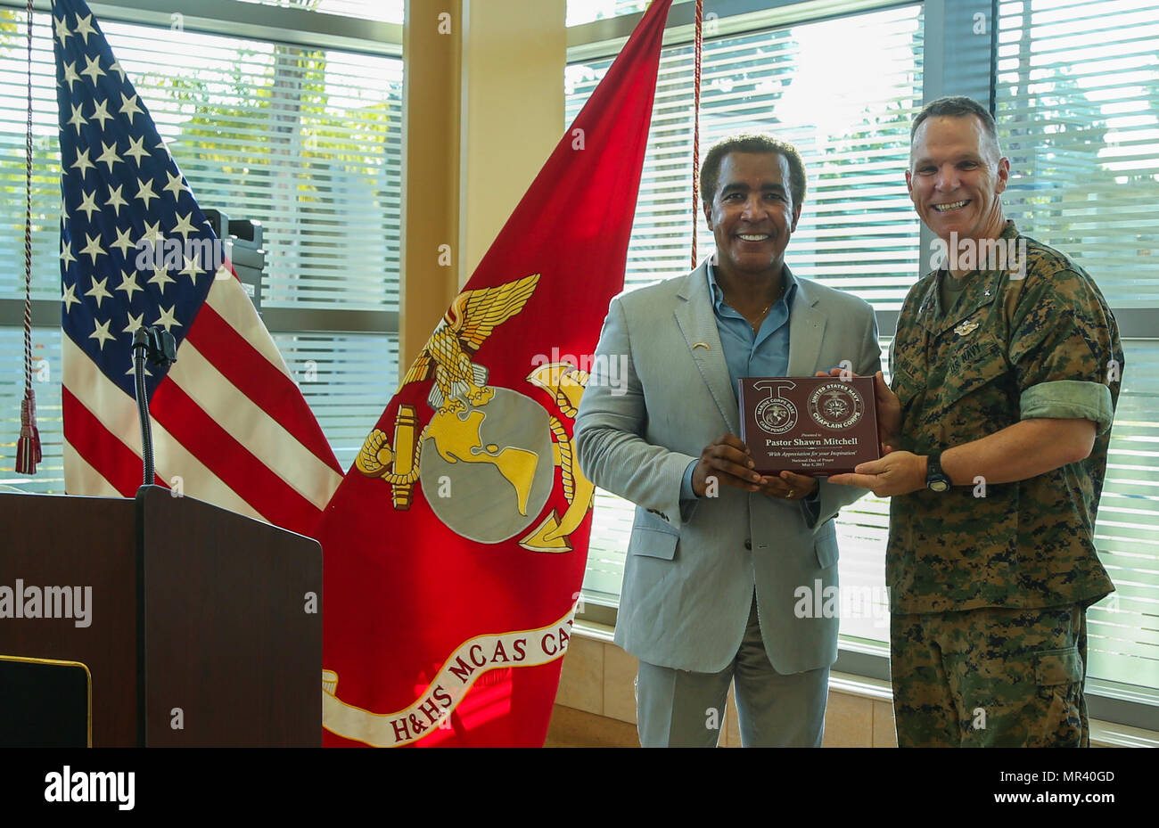U. S. Navy Cmdr. Jeffrey Saville, Marine Corps Installations West ...