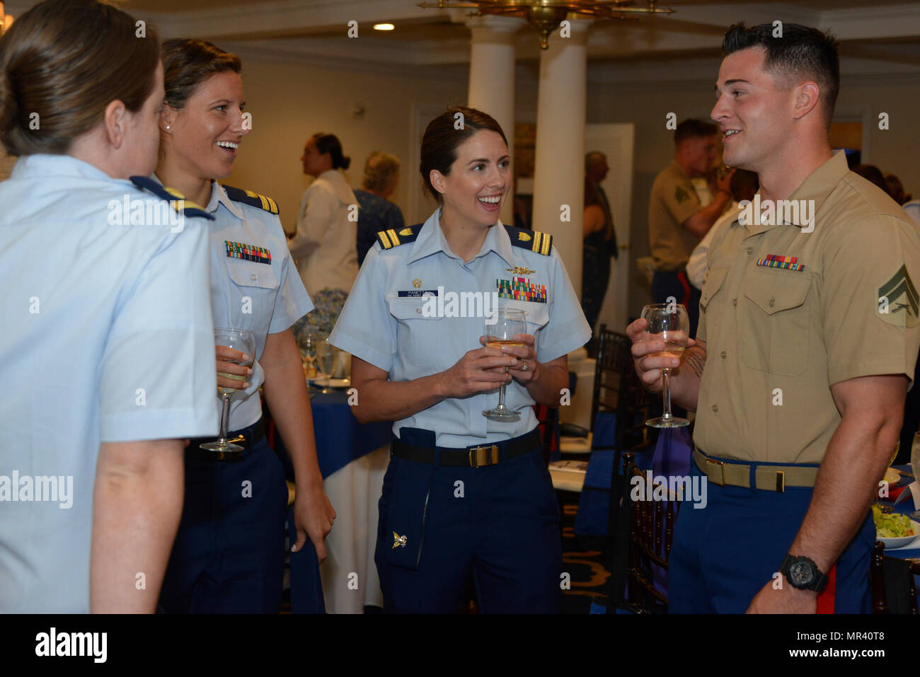 FORT LAUDERDALE, Fla -- Service members gathered together for a Salute ...