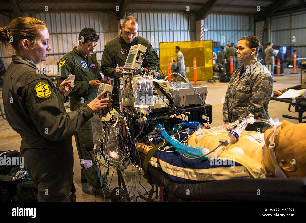 Maj. Dana Mayer, Tech. Sgt. James Bayless, and Maj. Gary Barder, 433rd ...