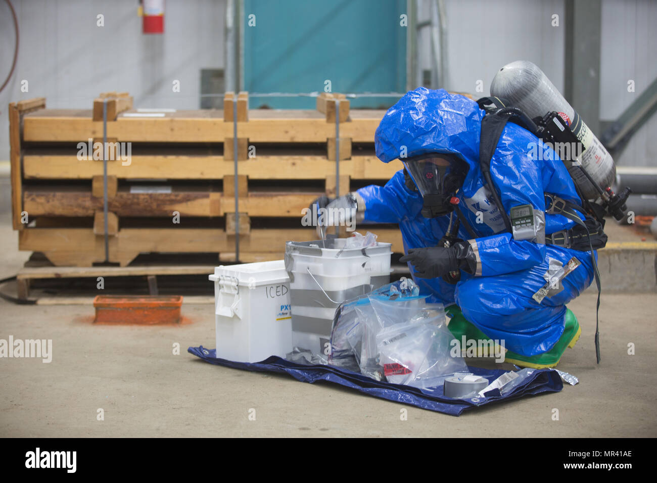 On May 2, 2017, a U.S. Soldier from the 22nd Battalion, 48th Chemical ...