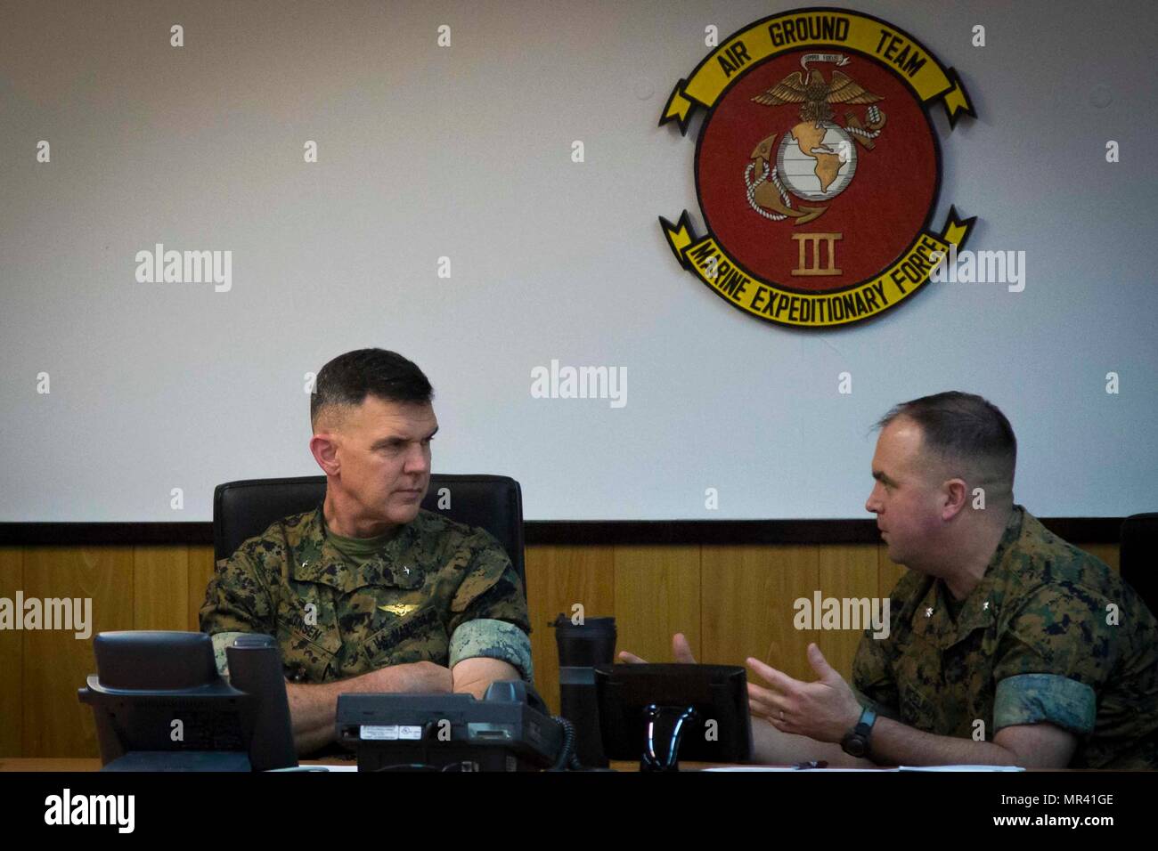 U.S. Marine Corps Brig. Gen. John M. Jansen, deputy commanding general ...