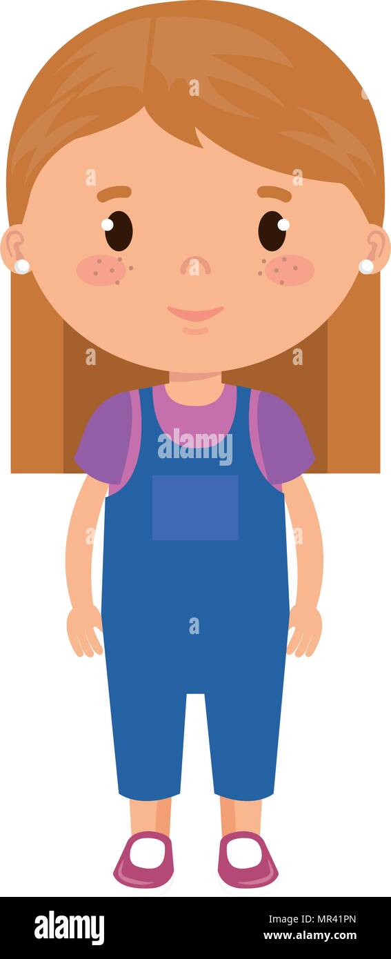 little girl daughter character Stock Vector Image & Art - Alamy