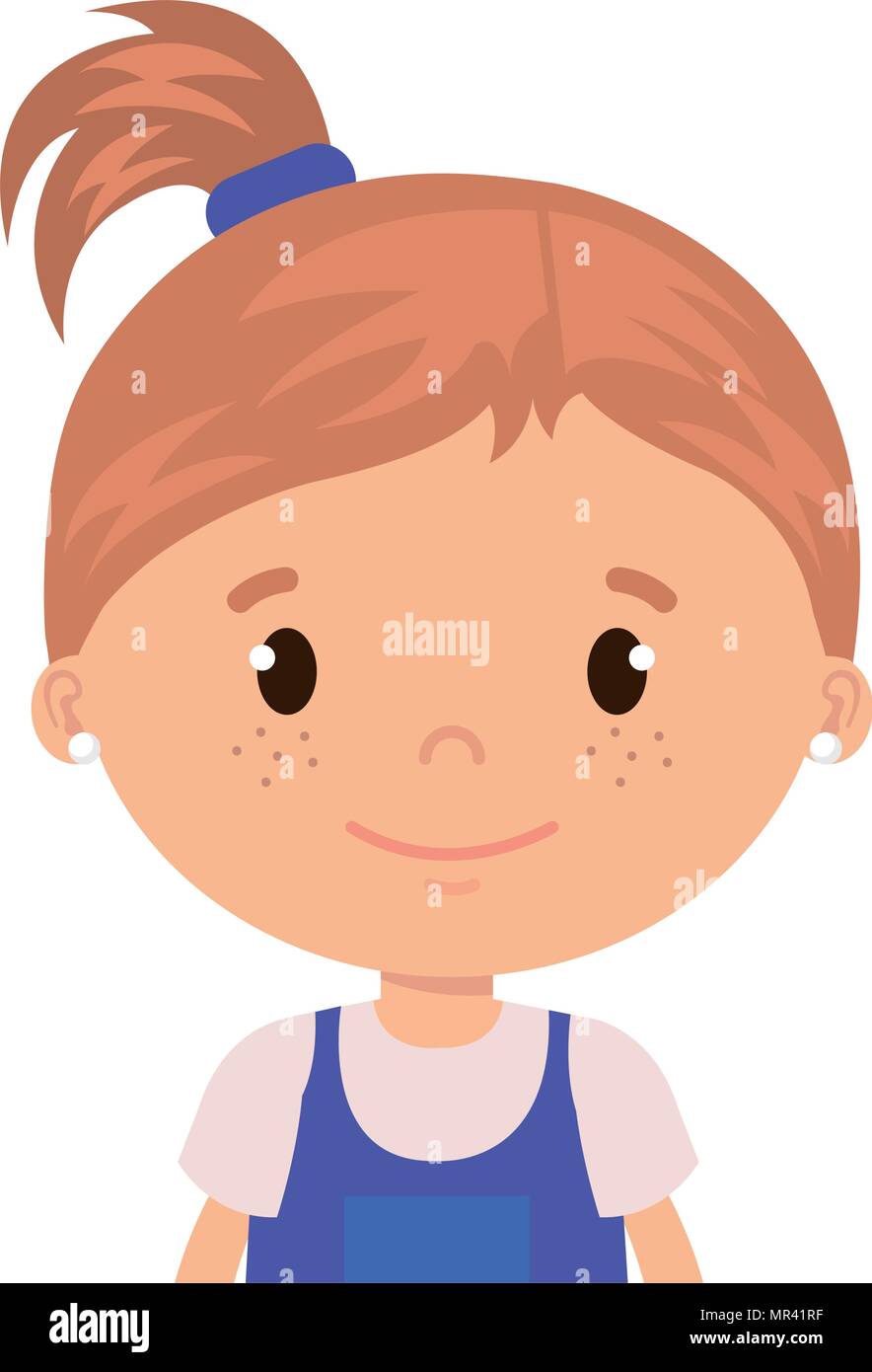 little girl daughter character Stock Vector Image & Art - Alamy
