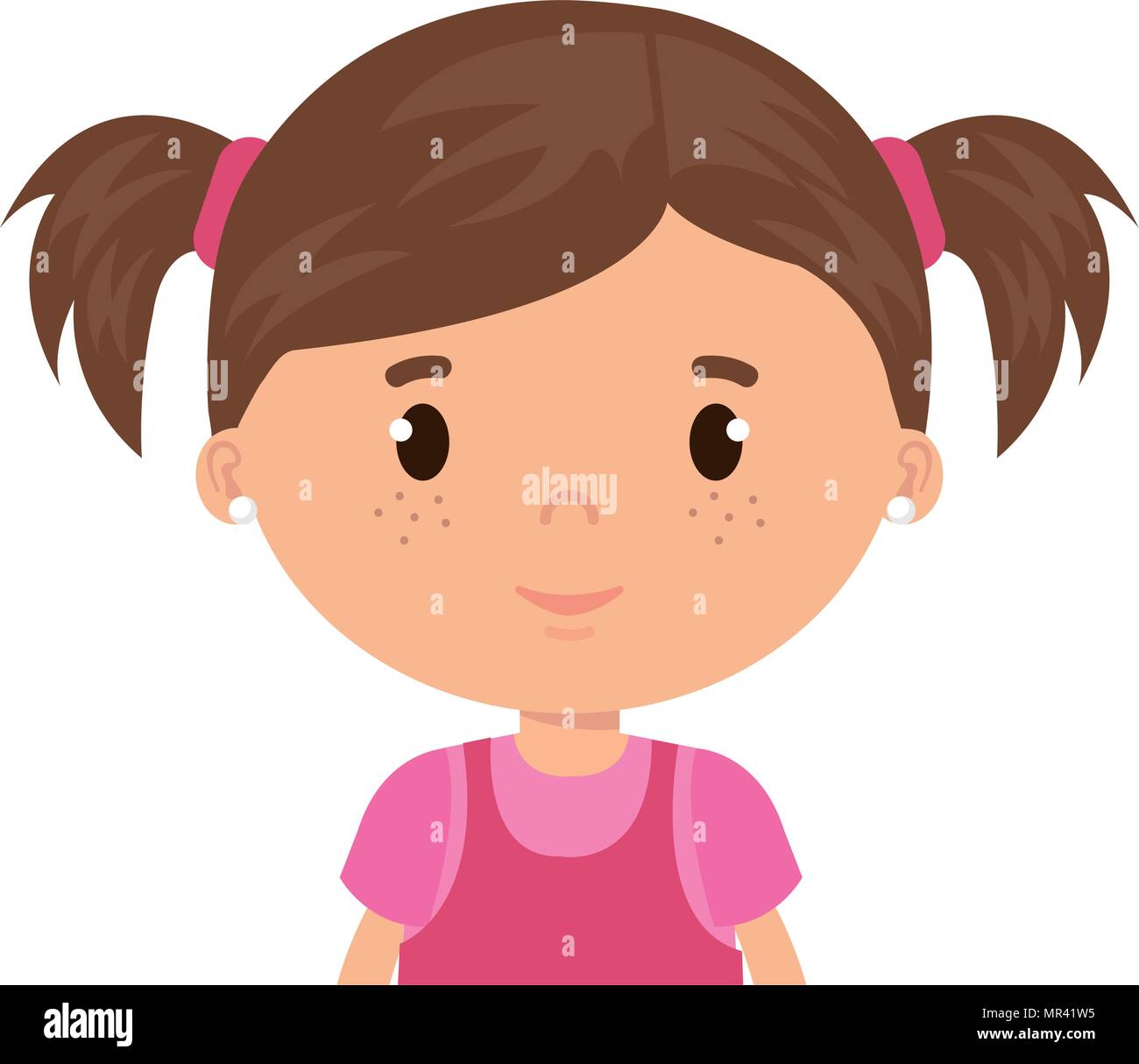 little girl daughter character Stock Vector Image & Art - Alamy