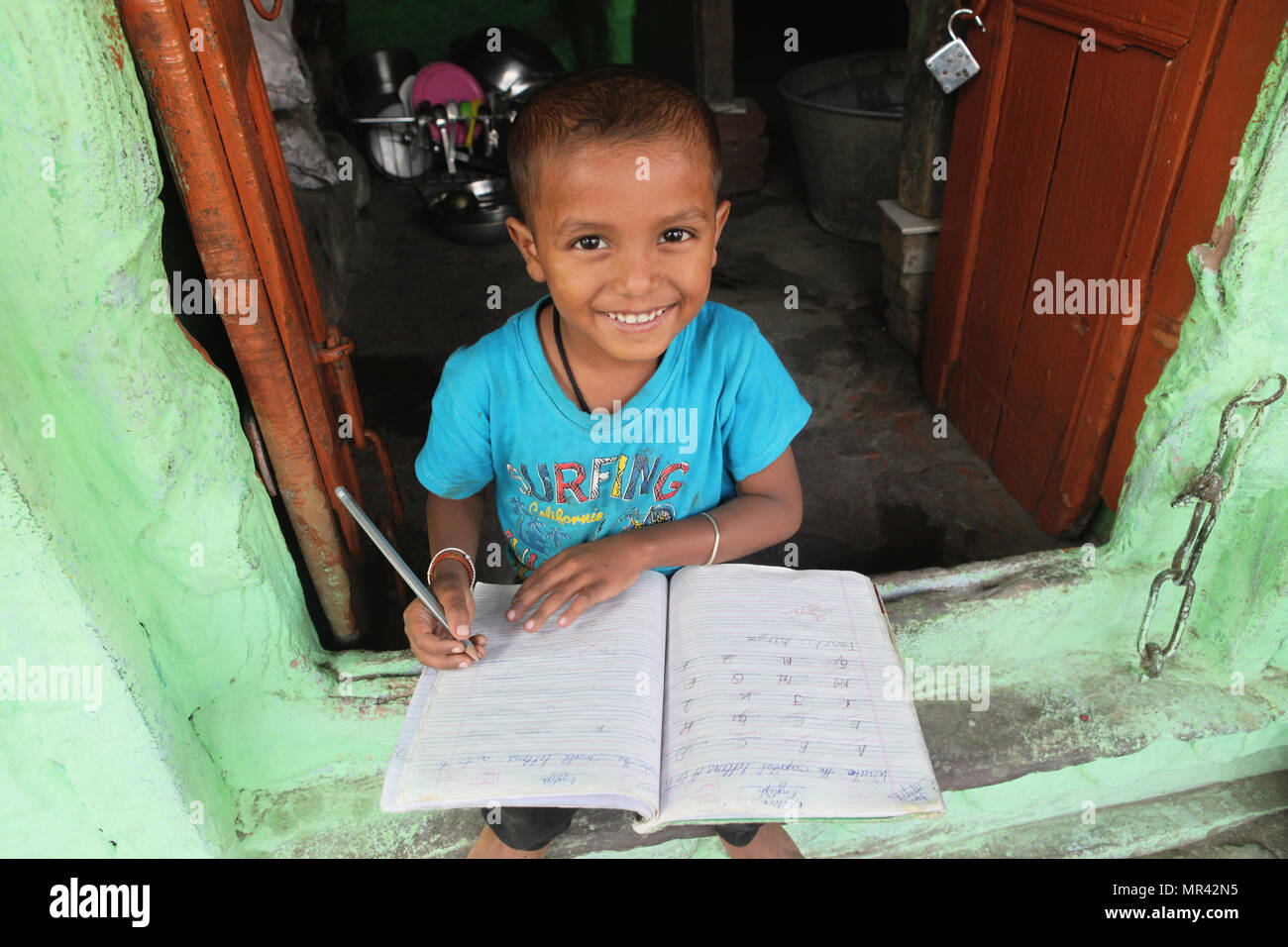 Completing homework hi-res stock photography and images - Alamy