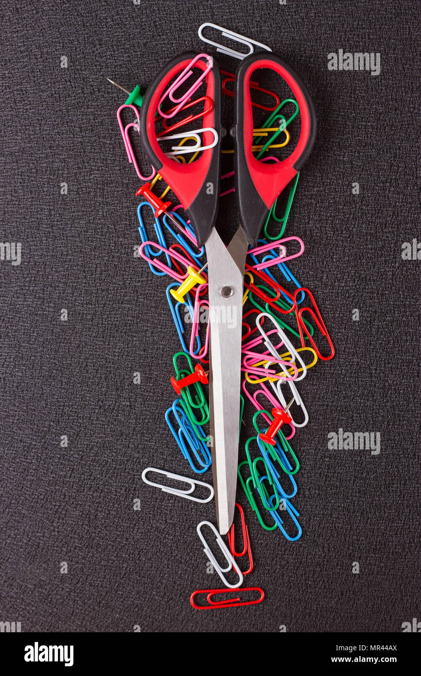 Scattered paper clips hi-res stock photography and images - Alamy