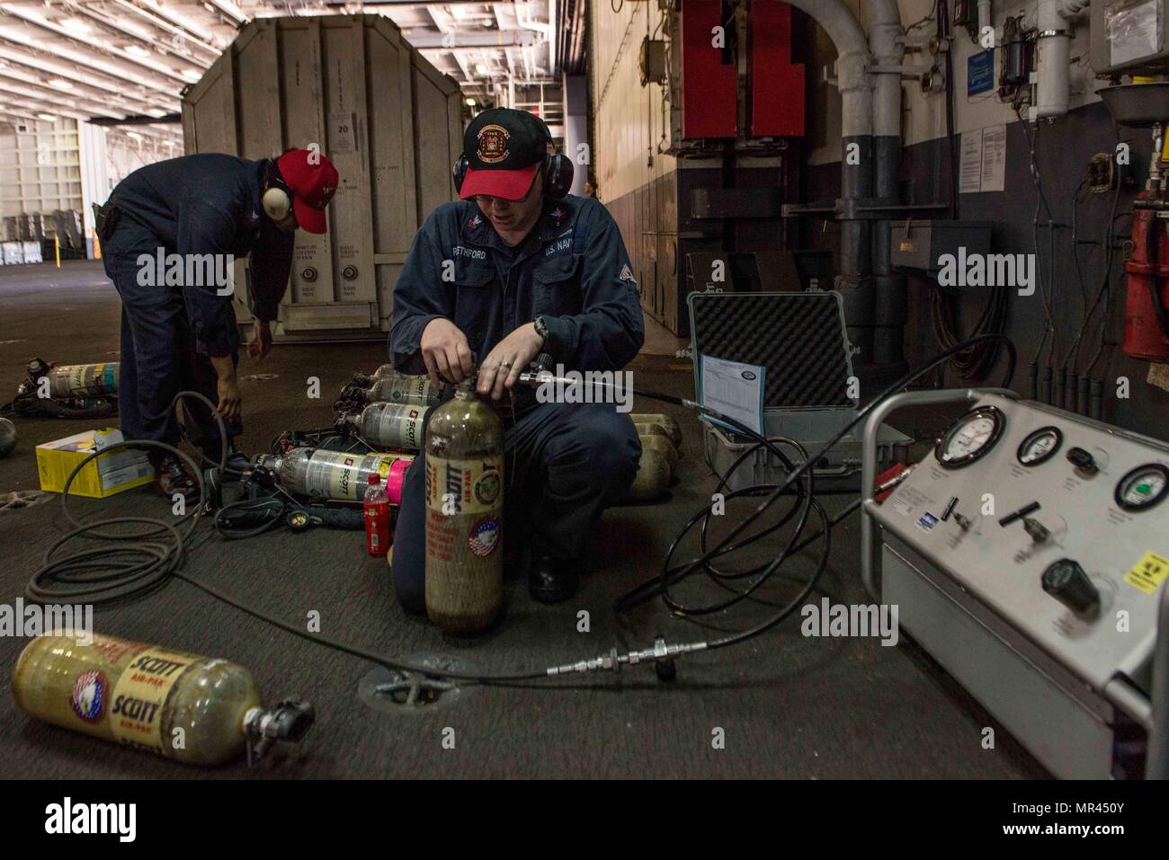 170505-N-KH151-054 YOKOSUKA, Japan (May 5,2017) Damage Controlman 2nd ...