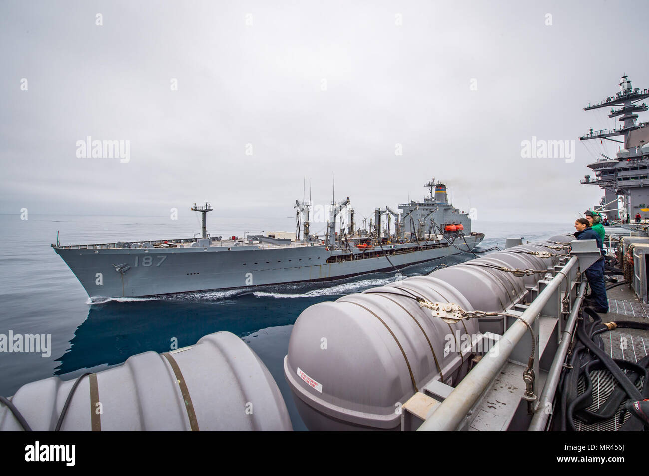 170504-N-AZ808-082 PACIFIC OCEAN (May 4, 2017) The fleet replenishment ...