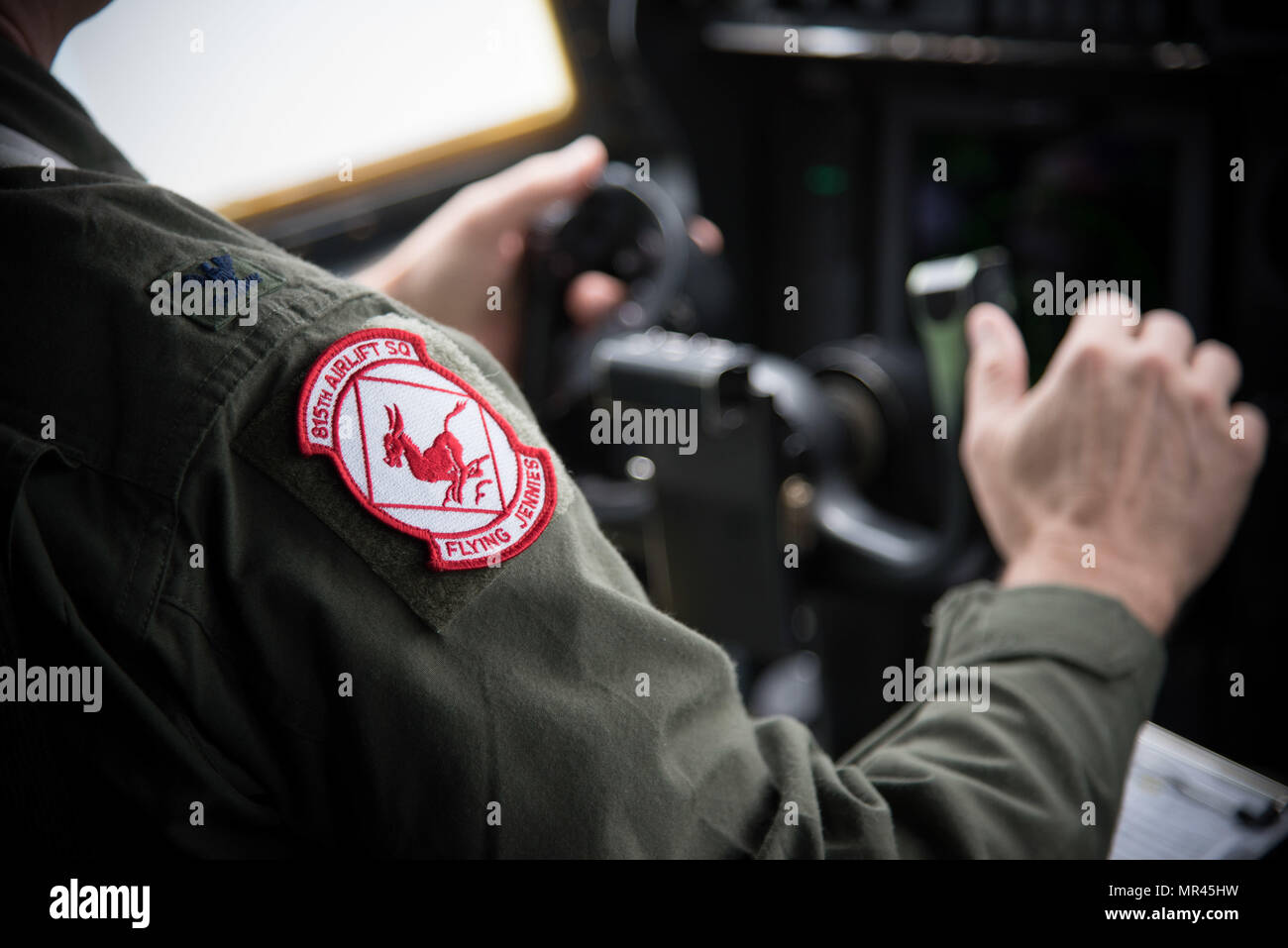 Col. Michael Manion, 403rd Wing commander flies a C-130J Super Hercules ...