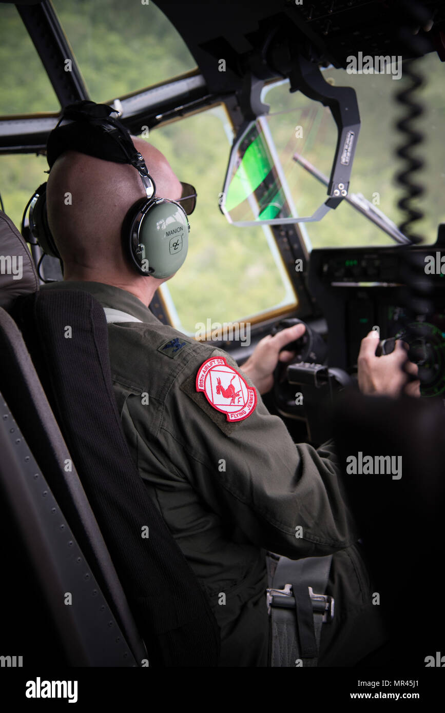Col. Michael Manion, 403rd Wing commander flies a C-130J Super Hercules ...